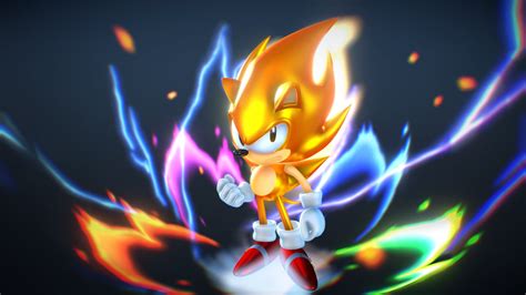 Classic Super Sonic Wallpaper