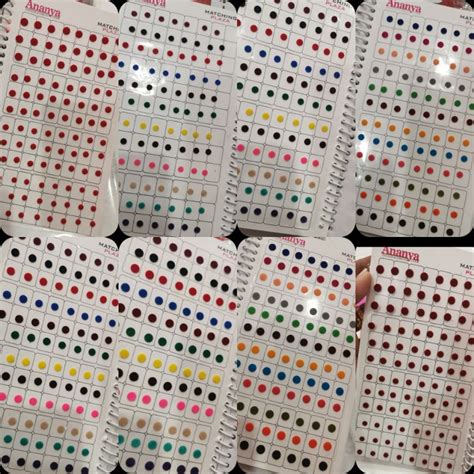 📌ready Stock 📌plain Bindi Book 960 Piece Mix Color Shopee Malaysia