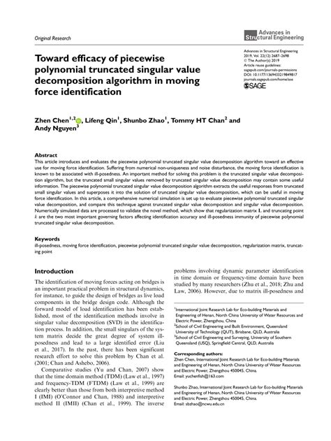 Pdf Toward Efficacy Of Piecewise Polynomial Truncated Singular Value
