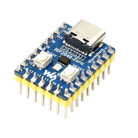 Modules Waveshare RP2040 Zero Pico Like MCU Board Based On Raspberry Pi MCU RP2040 With
