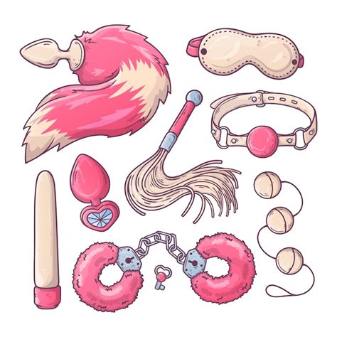 Premium Vector Sex Toys For Adults Accessories For Erotic Games