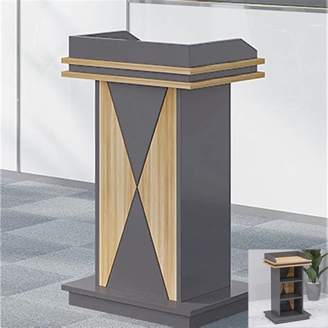 Lectern Podium Stand Acrylic Lectern Pulpit Floor Standing Podium