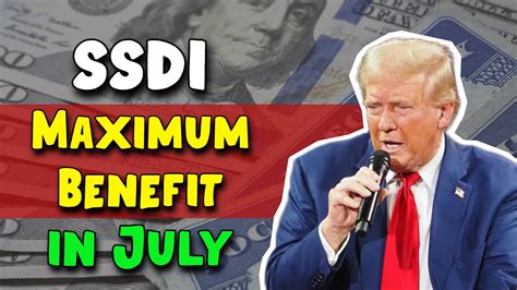 Ssdi Maximum Benefit In July 2025 Know Eligibility And Payout Date