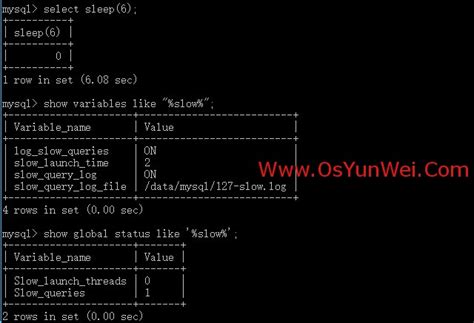 Linux下MySQL慢查询分析mysqlsla安装使用 系统运维