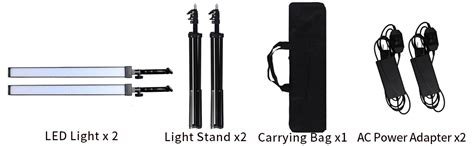 Amazon GSKAIWEN Photography Studio LED Lighting Kit Adjustable