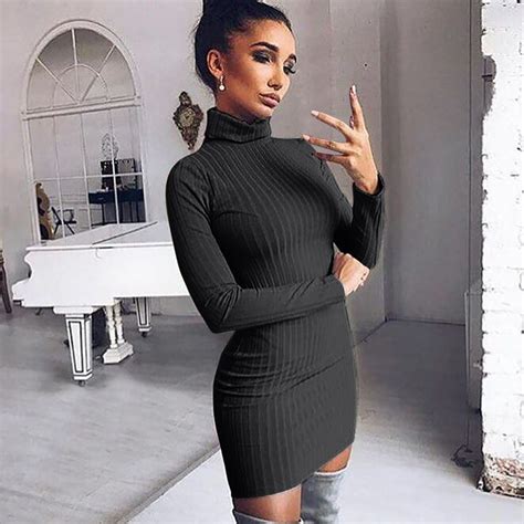 Short Tight Sweater Dress