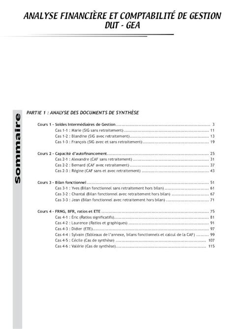 PDF ANALYSE FINANCIÈRE ET COMPTABILITÉ DE GESTION PDF fileSoldes