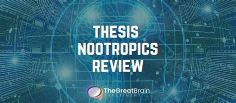 Thesis Nootropics Review 2023 Price Ingredients And Warnings The