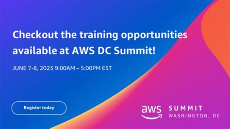Jessica Baer On Linkedin Will I See You At The Aws Dc Summit Register Here …