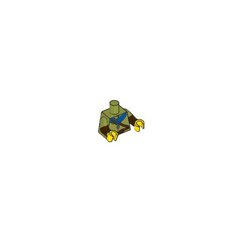 Lego Olive Green Viking Minifig Torso 973 16360 Brick Owl Lego