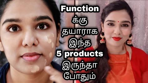 Beginner Friendly Wedding Guest Makeup Look In Tamil Step By Step