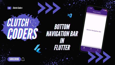 How To Create A Flutter Bottom Navigation Bar Clutchcoders Flutter