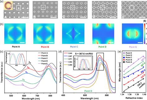 Morphological And Optical Characterization Of The Metasurface A Sem