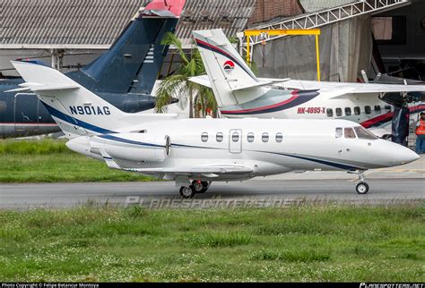 N901AG Private Raytheon Hawker 900XP Photo by Felipe Betancur Montoya ...