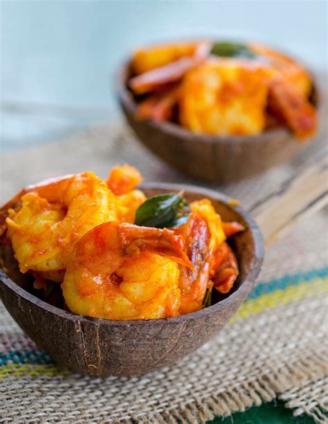 Kerala Style Sweet And Spicy Prawn Fry ~ The Tiffin Box