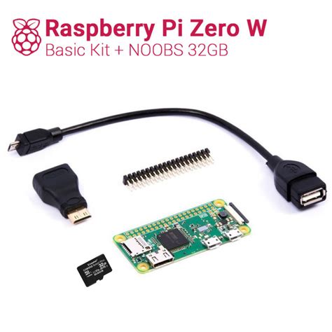 Raspberry Pi Zero W Basic Kit 32gb