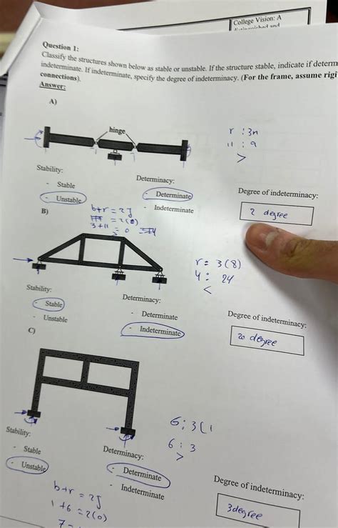 Solved Question 1 Classify The Structures Shown Below As