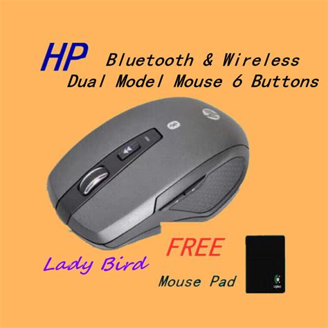 Original HP Bluetooth Wireless Dual Model Mouse Free One Pcs Mouse