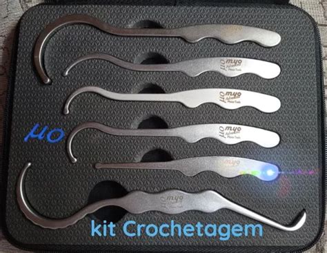 Kit Iastm Crochetagem Liberação Miofascial Instrumental Ag Frete grátis