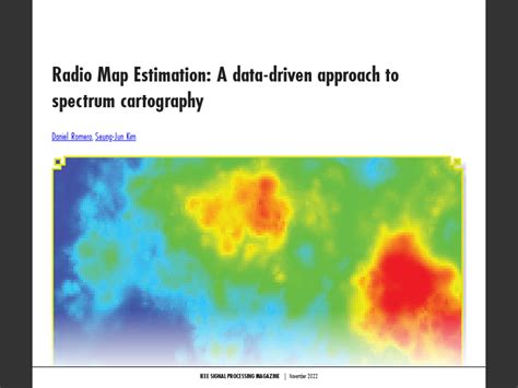 Ieee Signal Processing November 2022radio Map Estimation
