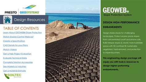 nykilde geoweb slope design package pdf civil engineering industry