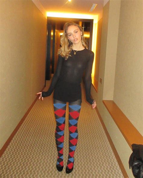 Lily Rose Depp Puts A Geek Chic Twist On Sheer Dressing