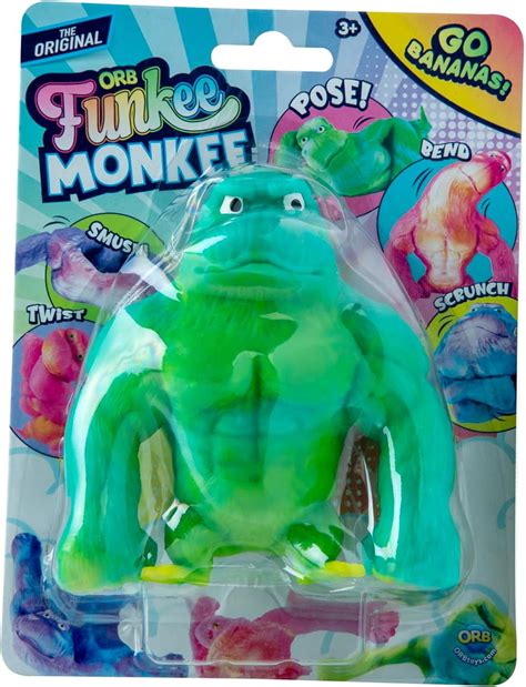 Funkee Monkee Green Figure Super Stretchy