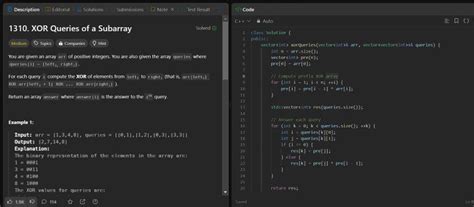 Day 179 Of Dsa Challenge Solving Xor Queries Jay Prakash Posted On