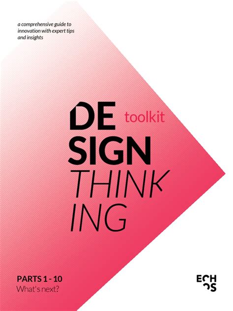 Design Thinking Toolkit By Echos Innovation Lab Pdf Design Thinking Design