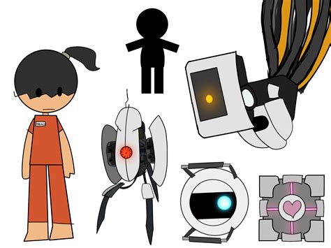 Felt Stupid And Made Some Portal Characters Rportal