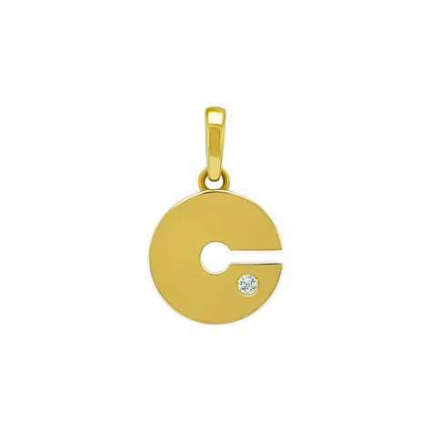 14k Gold “s” Initial Pendant Necklace Modaya