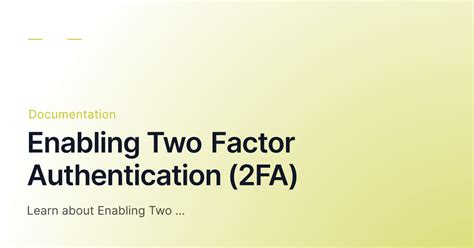 enabling two factor authentication 2fa atomic networks