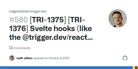 TRI 1375 TRI 1376 Svelte Hooks Like The Trigger Dev React Package