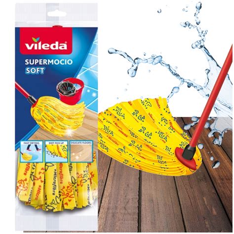 Wk Ad Do Mopa Vileda Paskowy Super Mocio Soft Bardzo Ch Onny X Szt Sklep Opinie Cena W