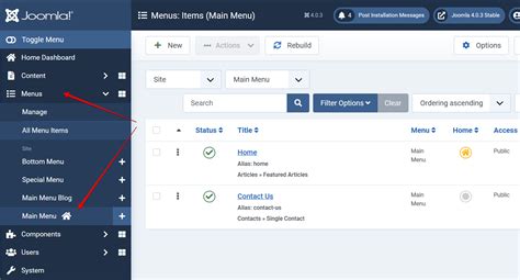 How To Create A Hidden Menu Item In Joomla 4 Ltheme
