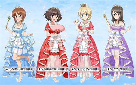 Nishizumi Miho Darjeeling Akiyama Yukari And Mika Girls Und Panzer