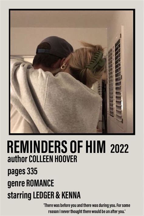 Reminders Of Him Polaroid Poster Romance Books Quotes Inspirational