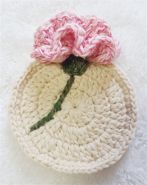 코바늘 티코스터컵받침 네이버 블로그 Crochet Jewelry Patterns Crochet Flower
