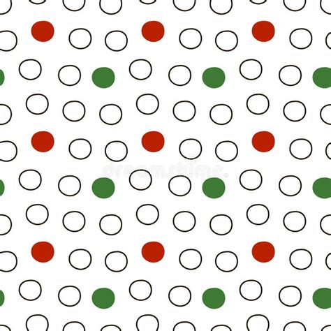 Hand Drawn Seamless Pattern With Circles Stock Vector Illustration Of Element Concept 48104706