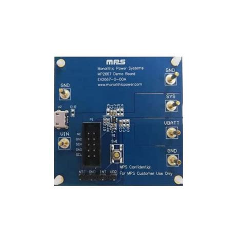 Ev2667 G 00a Monolithic Power Systems Inc 개발 기판 키트 프로그래밍 장치 Digikey