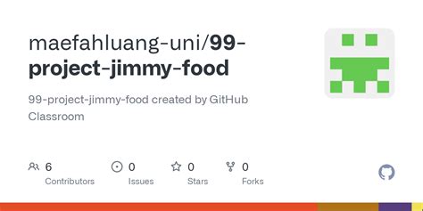 Github Maefahluang Uni99 Project Jimmy Food 99 Project Jimmy Food