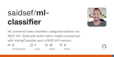 Github Saidsefml Classifier Ml Powered News Classifier Categorise Articles Via Rest Api