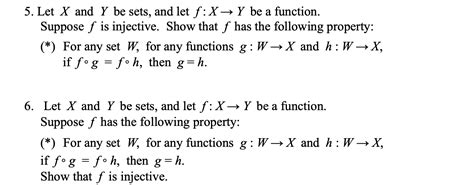 Solved Let X And Y Be Sets And Let F XY Be A Function Chegg Com