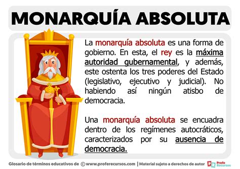 Qué es la Monarquía Absoluta