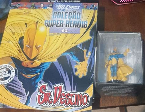 Action Figure Sr Destino e Revista Eaglemoss Edição 60 Produto Vintage e Retro Eaglemoss Nunca