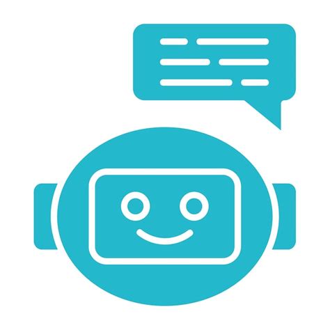 Ícone Do Chatbot Vetor Premium