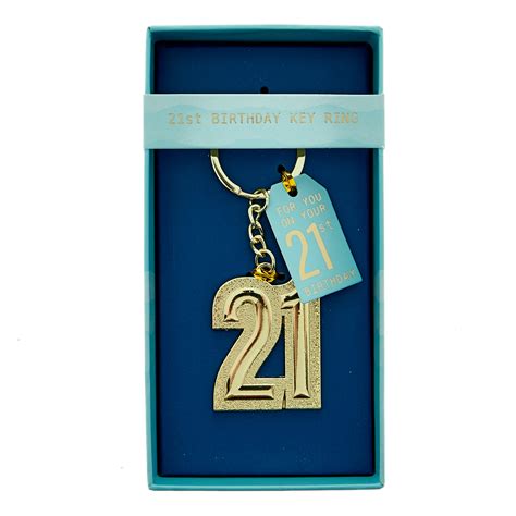 Buy 21st Birthday Keyring For Gbp 199 Card Factory Uk