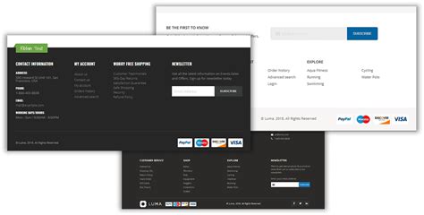 Magento 2 Create Custom Footer Ulmod