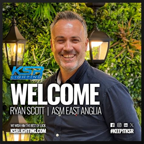 I Am Pleased To Announce That I Have Joined Ksr Lighting Thank You To Everyone For Their