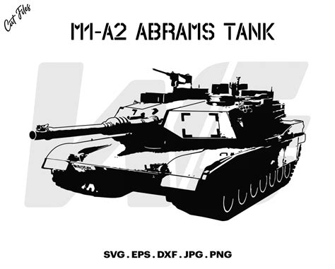 Tank Svg M1 Abrams Svg M1a2 Abrams Svg Cut File For Cricut Clipart